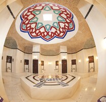 Sala(s) para tratamentos a casais, sauna, banho turco, hammam 