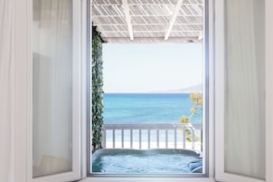Suíte grand, 1 quarto, banheira de imersão, vista para o mar | Vista da propriedade