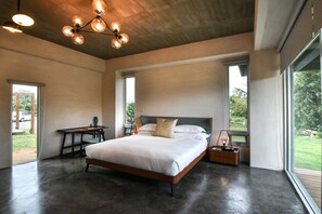 Casa Superior, 2 quartos, vista para o oceano | 1 quarto, minibar grátis, com mobília individualizada, secretária