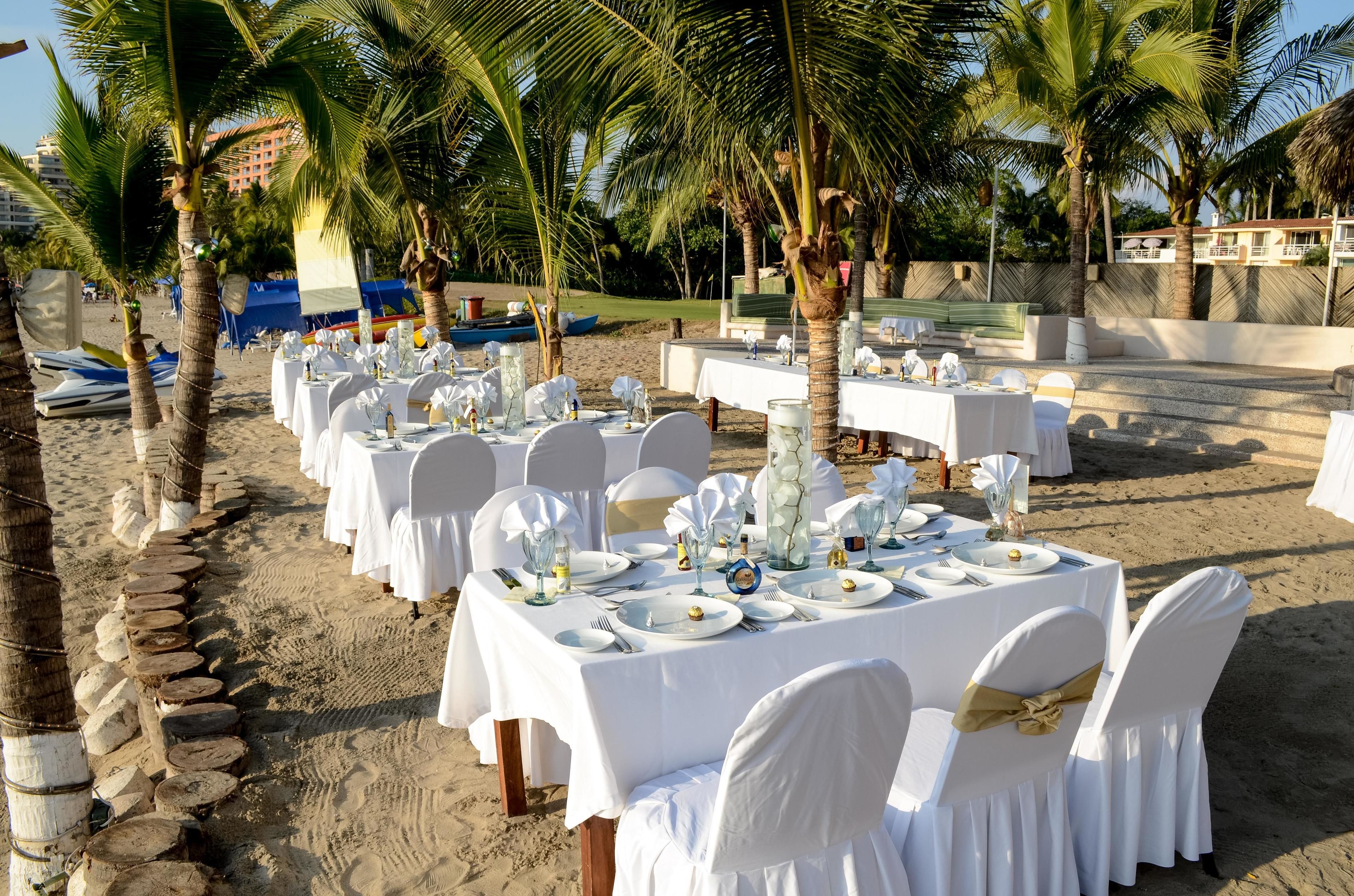 Espaço exterior para banquetes