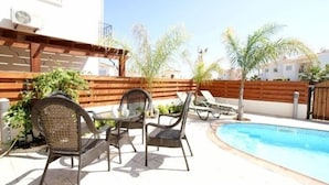 Villa, 3 quartos | Terraço/pátio interior