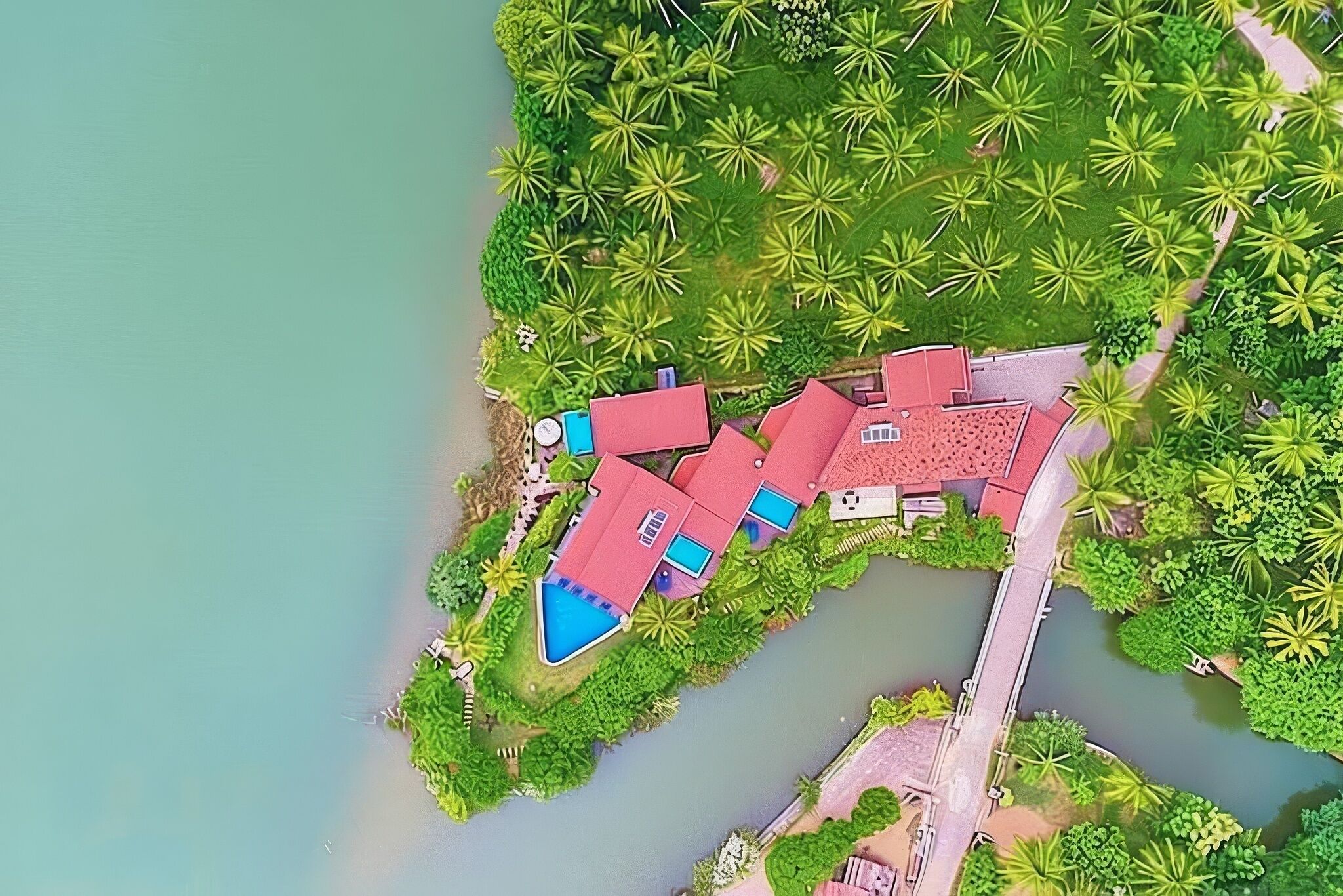 Terrenos do alojamento