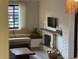 Chale Premium | Sala de estar