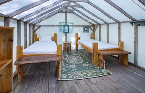 Maples Tent, 2 Twin Beds  | Roupa de cama fornecida 