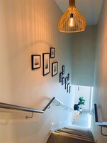 Corrimãos nas escadas