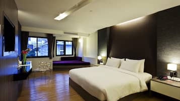 Quarto Premier | Cofre no quarto, secretária, cortinas/cortinados opacos, Wi-fi grátis