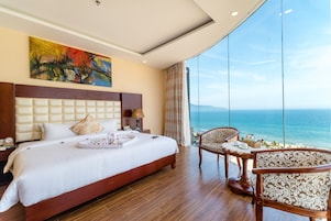 Quarto Duplo Premier, 1 cama king-size, vista para o mar | Vista do quarto