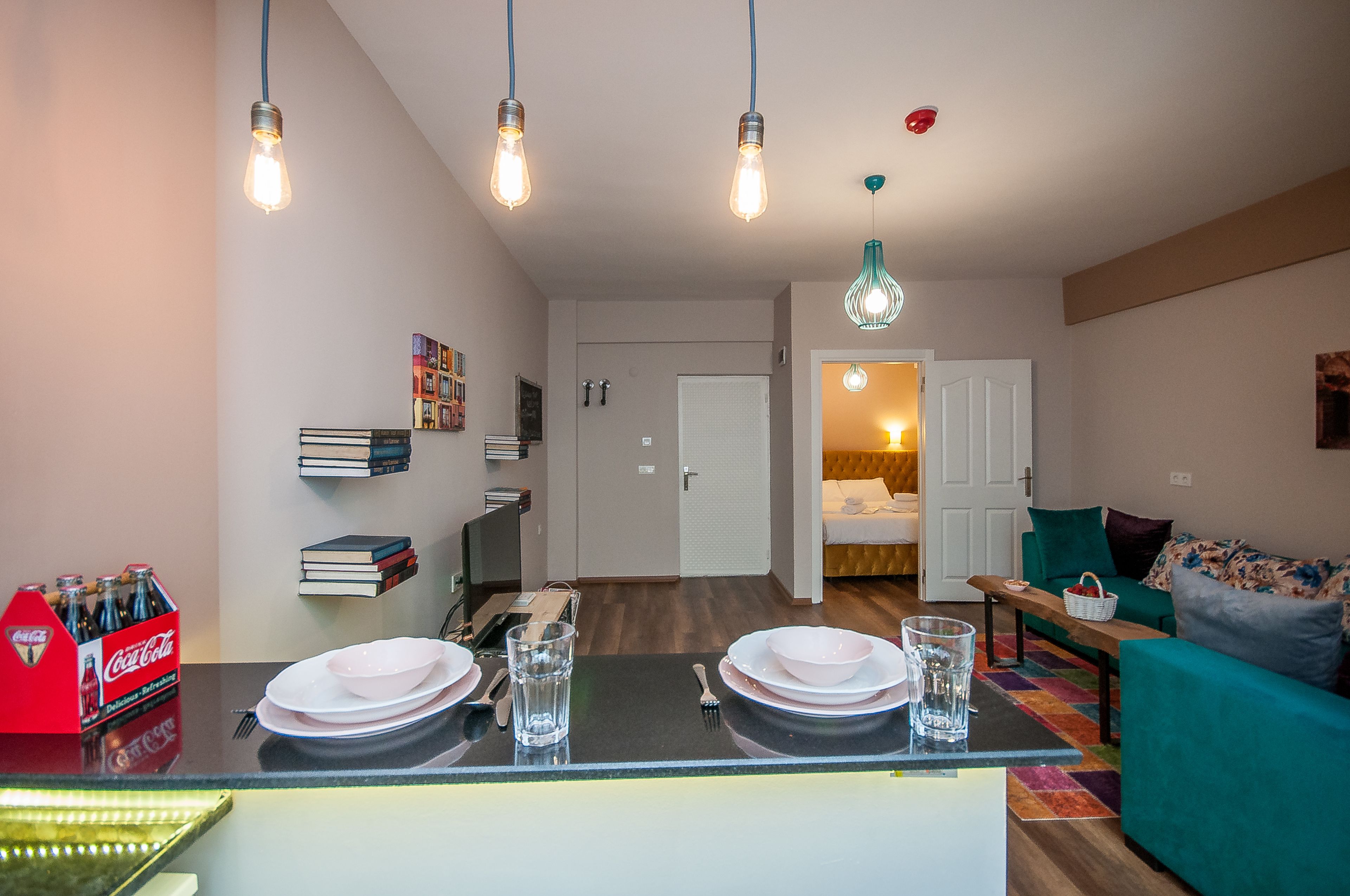 Apartamento | Roupa de alta qualidade, secretária, quartos insonorizados 