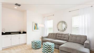 Villa Familiar, 5 quartos, não fumadores, junto ao jardim | Sala de estar