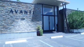 Entrada do alojamento