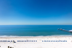 Vista para a praia ou o mar