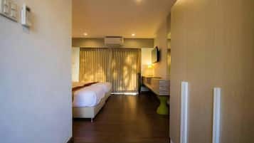 Quarto standard | Escrivaninha, cortinas blackout, Wi-Fi de cortesia
