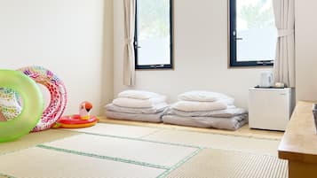 Quarto duplo básico, para não fumantes (Japanese, 1-3 Occupants) | Wi-Fi de cortesia, roupa de cama