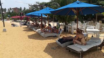 Na praia