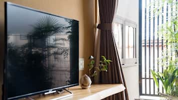 Quarto duplo luxo, 1 quarto, para não fumantes, vista para o jardim (NISHI) | 1 quarto, edredons de pluma, cofres nos quartos