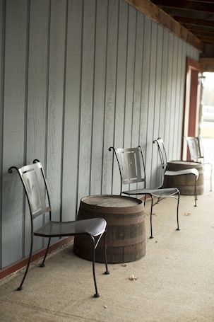 Detalhe da fachada. Rhinebeck Village Inn