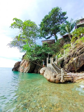 Vista para a praia ou o mar