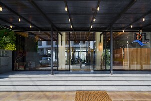 Entrada do alojamento