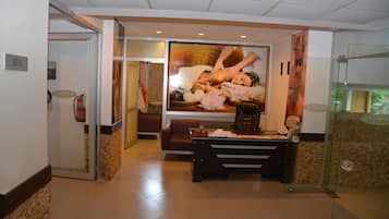 Sala(s) para tratamentos a casais, sauna, hammam, tratamentos corporais