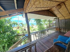 Quarto Superior, em frente à praia | Terraço/pátio interior