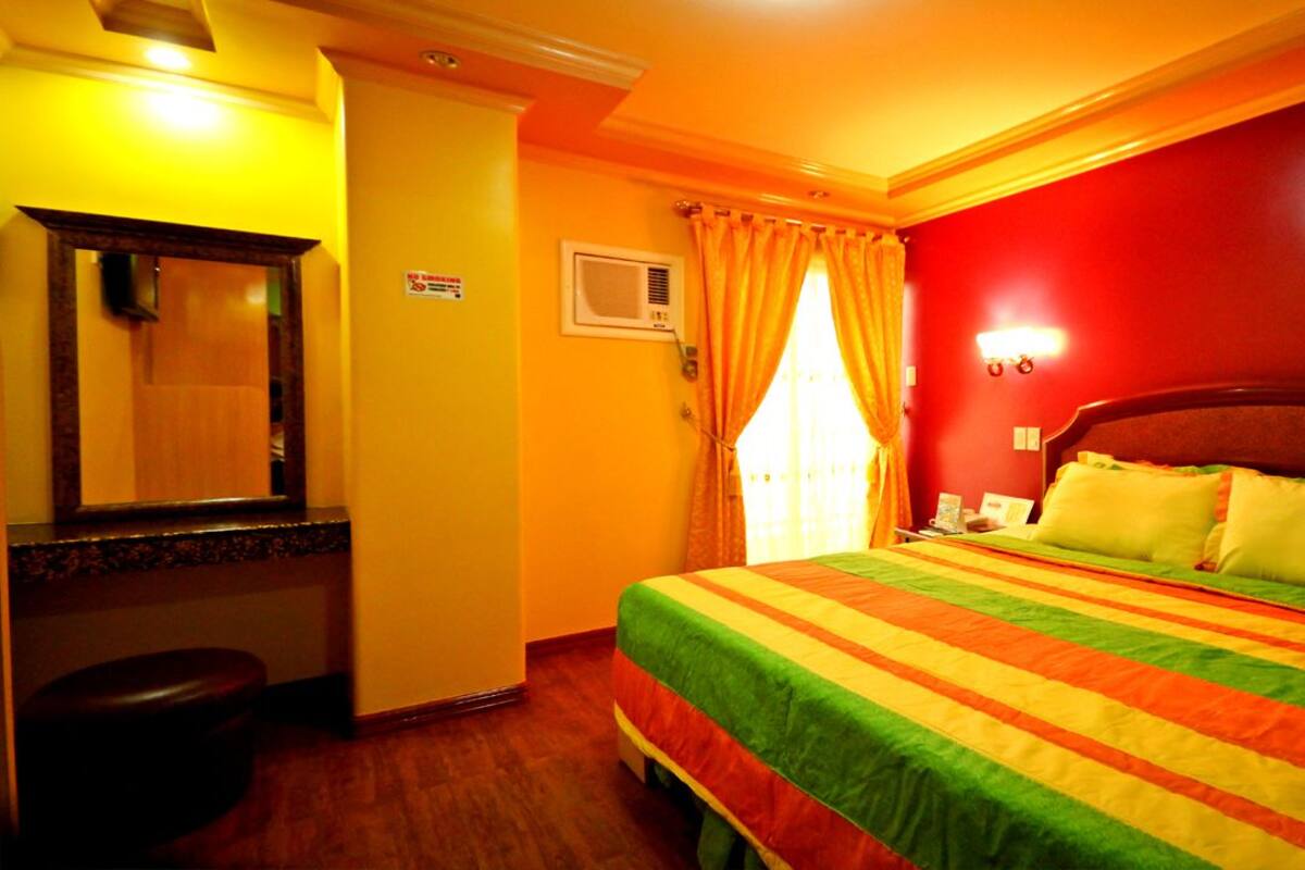 Quarto Deluxe (Matrimonial) | Cofre no quarto, camas desdobráveis, Wi-fi grátis 