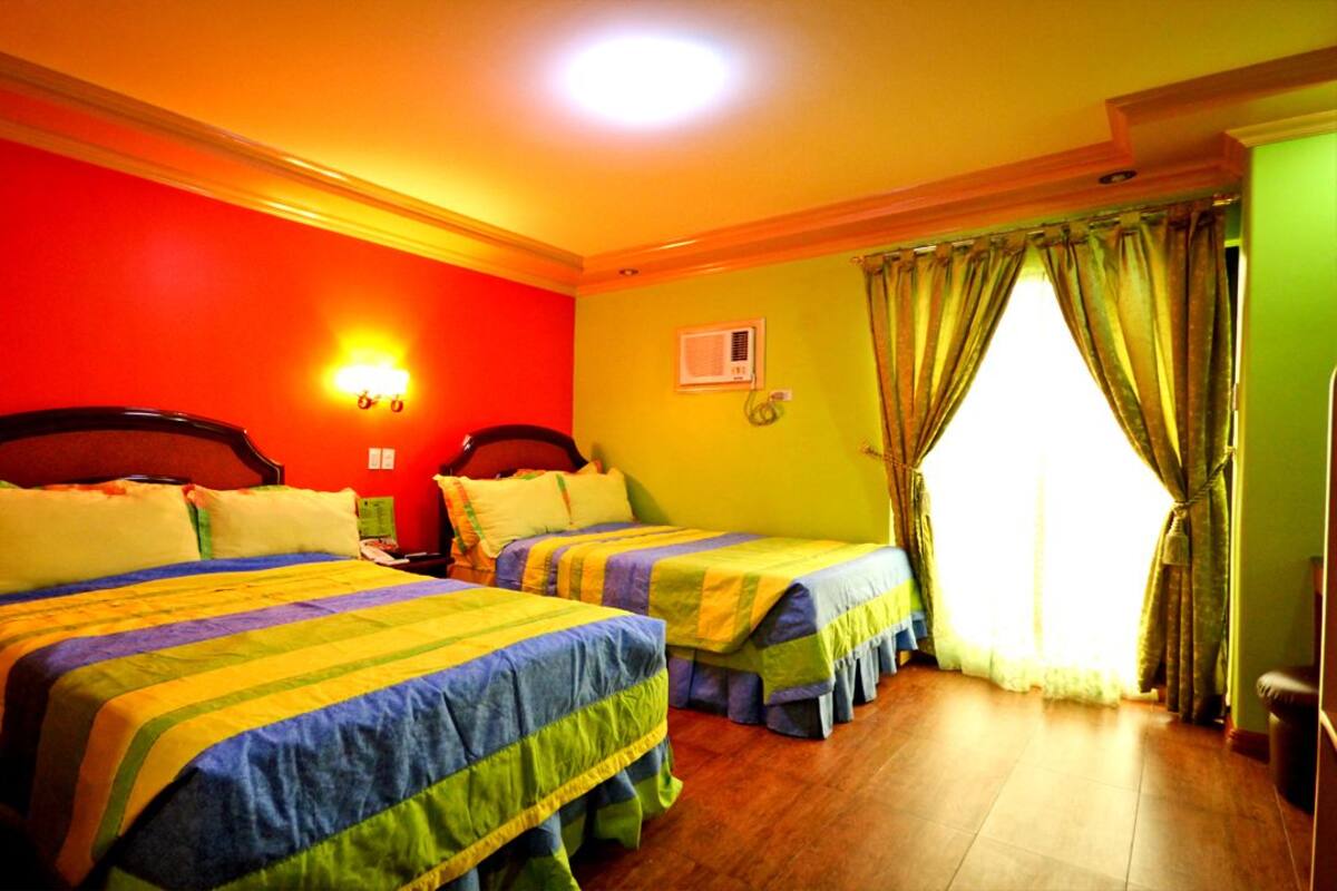 Quarto Deluxe (Double) | Cofre no quarto, camas desdobráveis, Wi-fi grátis 