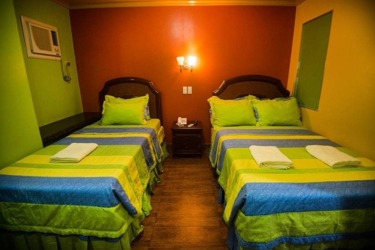Quarto Twin | Cofre no quarto, camas desdobráveis, Wi-fi grátis 
