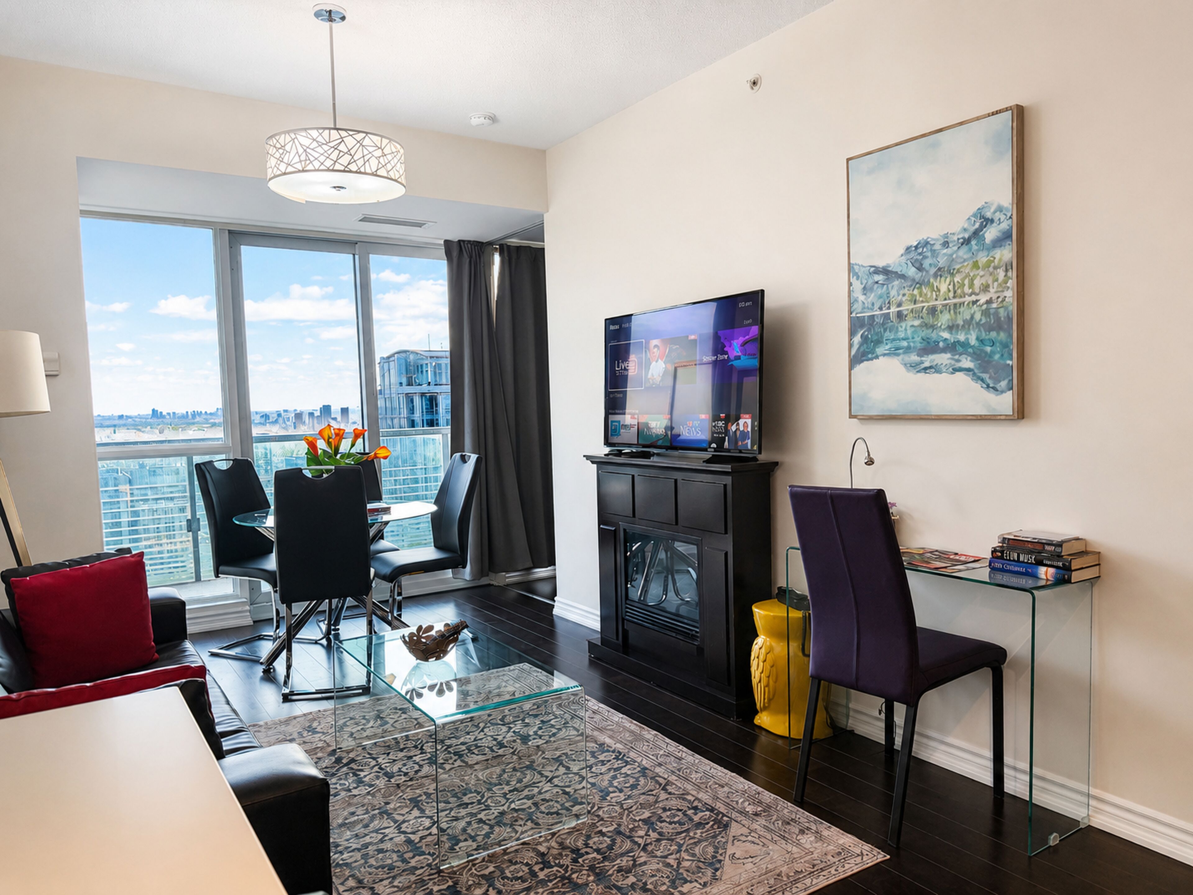 Suite Superior, 2 quartos, cozinha, Vista para a cidade | Roupa de alta qualidade, camas de colchão pillowtop 