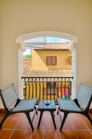 Quarto casal ou duplo, para fumantes | Sacada