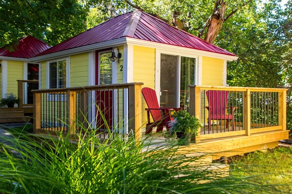 Casa de campo econômica, 1 quarto, cozinha americana, no jardim (Studio Style) | Wi-Fi de cortesia