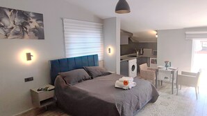 Loft, Terrace Suite | Roupa de alta qualidade, cofre no quarto, secretária 