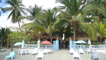 Na praia