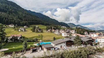 Vista para o campo desde o alojamento