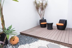 Suíte | Vista para o pátio