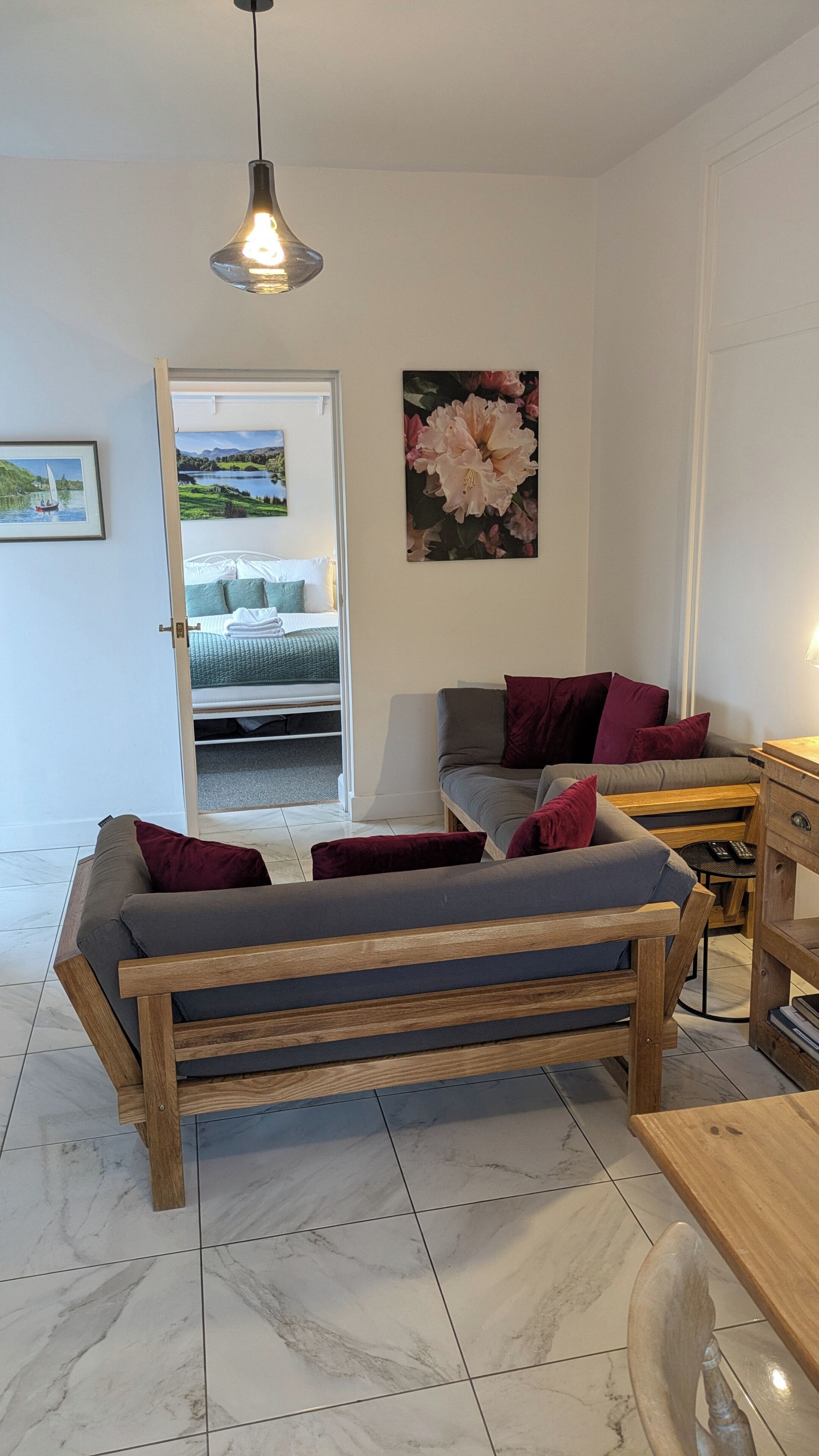 Apartamento Deluxe | Sala de estar | Smart TV 