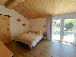 Quarto Quádruplo Familiar, 2 quartos | Roupa de alta qualidade, camas de colchão viscoelástico, minibar 