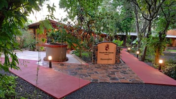Entrada do alojamento