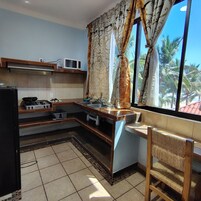 Quarto Duplo, cozinha, vista para o oceano | Cozinha privada