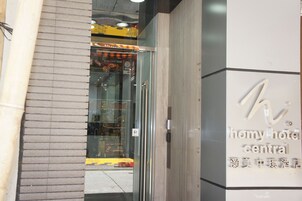 Entrada do alojamento