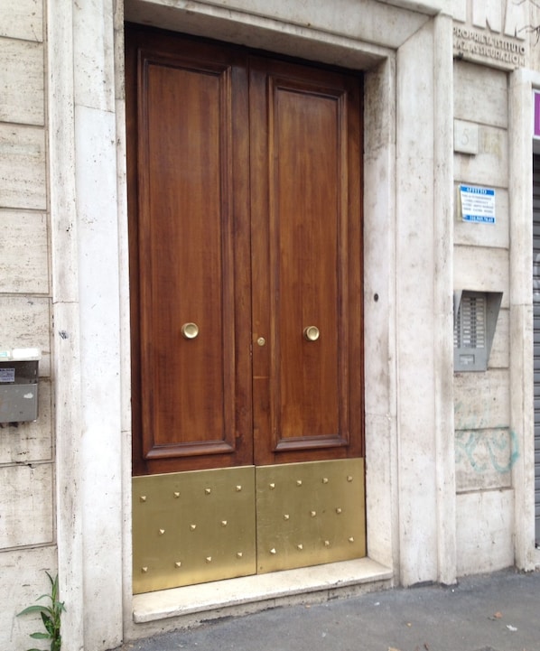 Entrada do alojamento