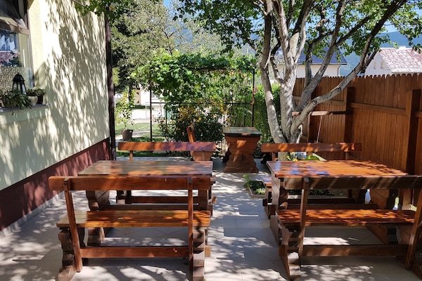 Vista para o jardim