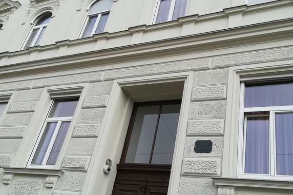 Entrada do alojamento