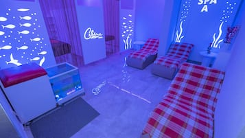 Salas para tratamentos a dois, tratamentos corporais