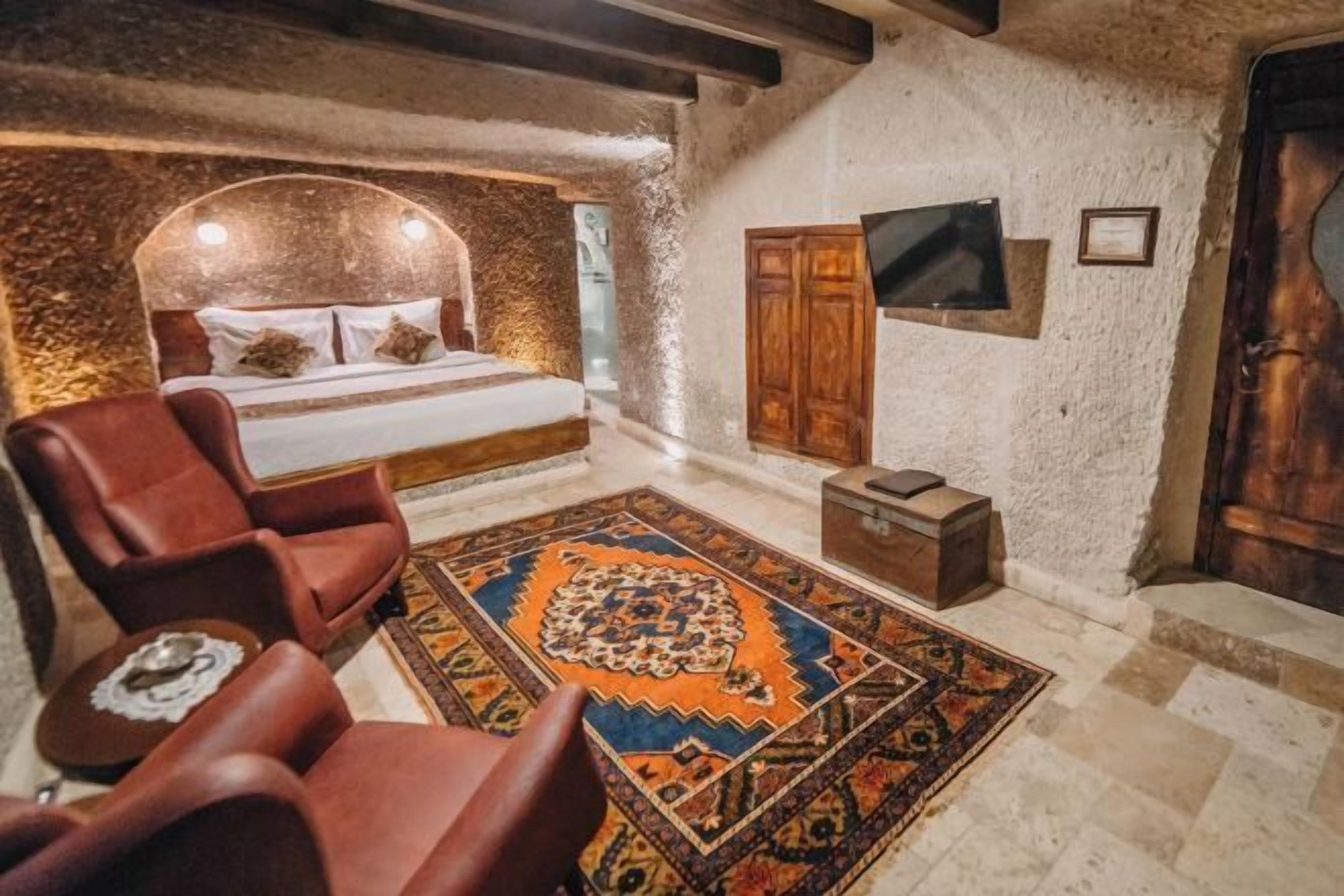 Frigobar, cofres nos quartos, individualmente decorados