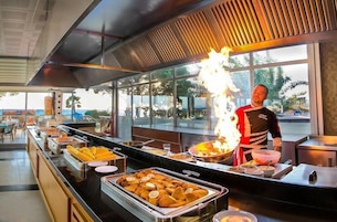 Café da manhã, almoço e jantar