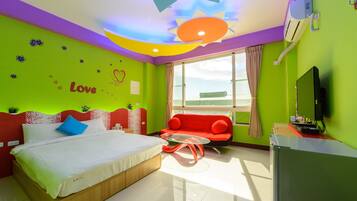 Quarto casal (201) | Escrivaninha, cortinas blackout, quartos à prova de som