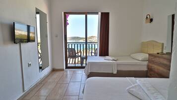 Quarto Twin, vista para o mar | Wi-fi grátis