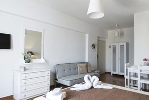 Quarto casal, vista para o mar | Frigobar, quartos à prova de som, ferros/tábuas de passar roupa