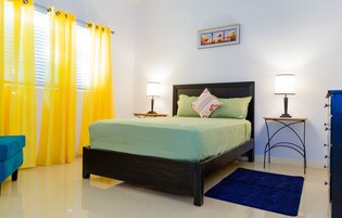 Apartamento Executivo, 2 quartos, vista para o jardim | 1 quarto, lençóis de algodão egípcio, roupa de alta qualidade 