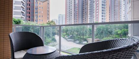 Vista para a cidade desde o alojamento